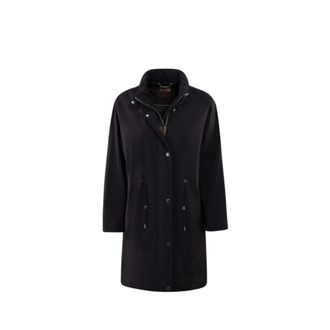 Moorer Femme, Manteaux, Bleu, Taille: 38 FR Parka Coupe D&eacute;contract&eacute;e