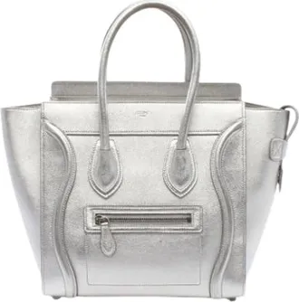 Celine Sac &agrave; main vintage Pre-owned - Femme - Pre-owned - Gris - Taille: ONE Size