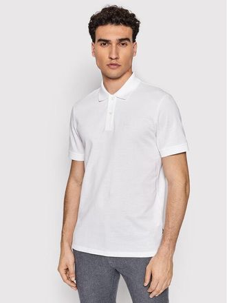 HUGO BOSS Poloshirt Pallas 50468362 Wei&szlig; Regular Fit