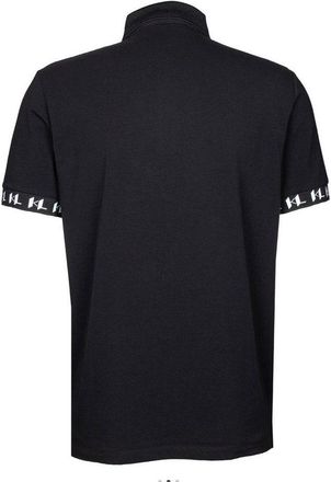 Karl Lagerfeld Poloshirt mit Monogramm-Detail (1-tlg)
