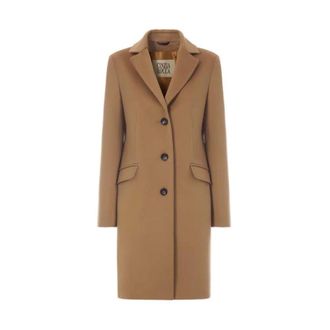 Cinzia Rocca 3/4 Mantel Stilvolles U236 Modell - - Coats - Damen - Braun - M