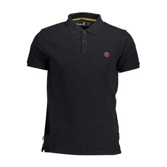Timberland Homme, Tops, Noir, Taille: S Polo MC coton logo