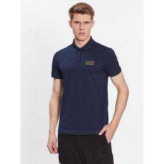 Emporio Armani Poloshirt 3RPF01 PJ5AZ 1554 Dunkelblau Regular Fit