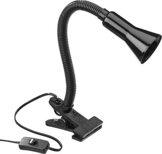Trio Leuchten Klemmleuchte Flexo 5028010-02, Metall/Kunststoff schwarz, exkl. 1xE14, Lesearm flexibel
