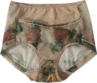 Generic Culotte sans Couture Femme Culotte Femme sans Couture Culotte Femme De Classique Crotch &Eacute;tir&eacute; Plus Size Compression Abdominale Haute Taille Seamless C