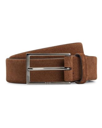 HUGO BOSS G&uuml;rtel aus Veloursleder in