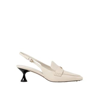 Tory Burch Femme, Chaussures, Beige, Taille: 38 EU &Eacute;l&eacute;gantes chaussures slingback ballerines