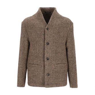 Emporio Armani Unstrukturierte Jacke - - Jackets - Herren - Braun - L
