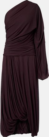 Proenza Schouler Robe midi Gabri drap&eacute;e asym&eacute;trique