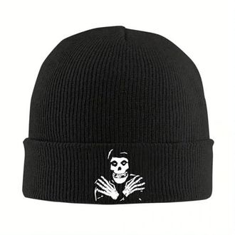 Generic Casquettes de Baseball pour Hommes Hommes, Misfits Bonnets en Tricot Tuques Bonnets Automne Hiver Casquette Mode Chaude Casquettes Heavy Metal Hommes 