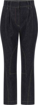 Brunello Cucinelli Schlagjeans - Blau