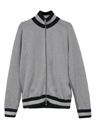Chanel Jacke mit Double-CC - Grau
