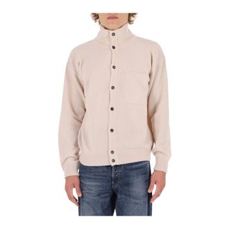 Roberto Collina Camicia-maglia - Homme - Pulls - Beige - Taille: M