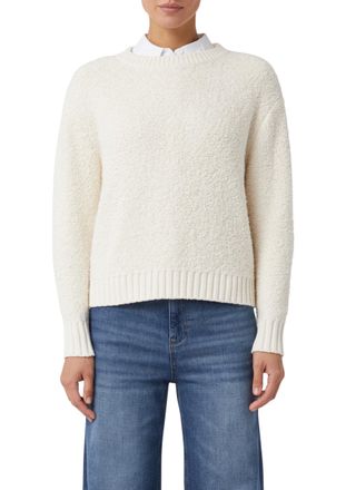 Comma Strickpullover aus Bouclé