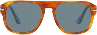 Persol lunettes de soleil Jean à monture carrée - Marron