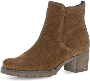 Gabor Femme Bottines, Dame Bottines,Demi-Bottes,Bottines,fourrés,Bottes dhiver,Marron (Cognac) / 43,39 EU / 6 UK