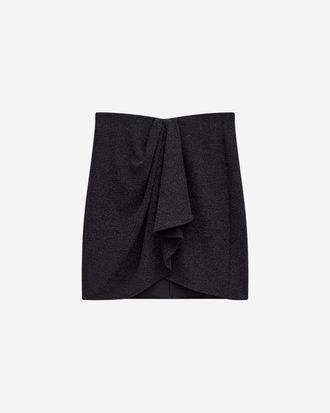 Isabel Marant Jupe Bergen - Femme - Noir - Taille 34 - Marant &Eacute;toile