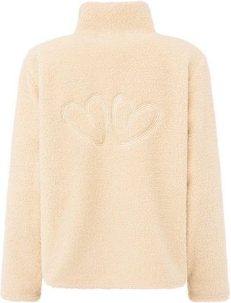 Zwillingsherz Sweatjacke Teddy Zip Jacke Herzen