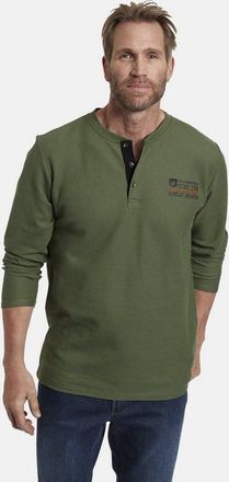 Jan Vanderstorm Langarmshirt IVOR in Waffelstruktur