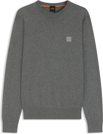 Boss Orange by Hugo Boss Herren, Strickwaren, Grau, MGröße