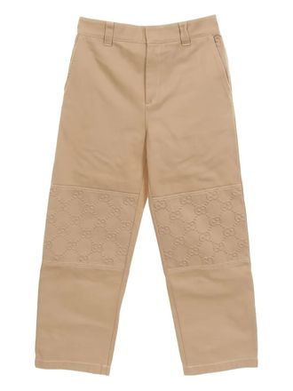 Gucci jean &agrave; motif emboss&eacute; (ann&eacute;es 2010) - Tons neutres