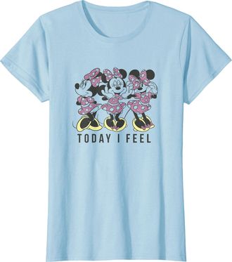Disney Minnie Mouse Today I Feel Joyful Cute Poses T-Shirt