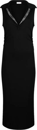 Liu Jo Femme, Robes, Noir, Taille: 38 FR Abito midi strass