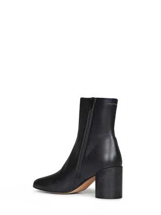 Maison Margiela Anatomic Nappa Leather Ankle Boot - Black