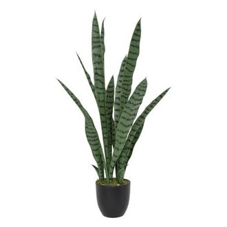 Atmosphera Atmosphera - Plante Artificielle sansevieria Toby Pot Noir h90cm