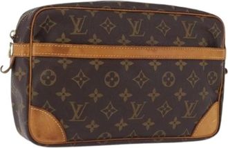 Louis Vuitton Pre-owned Compiegne 28 Pochette - Femme - Pre-owned - Brun - Taille: ONE Size