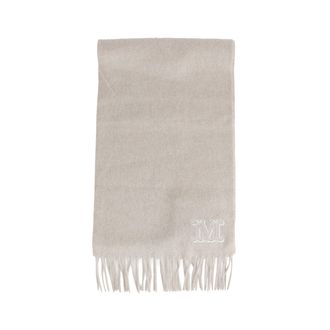 Max Mara Monogram Cashmere Scarf