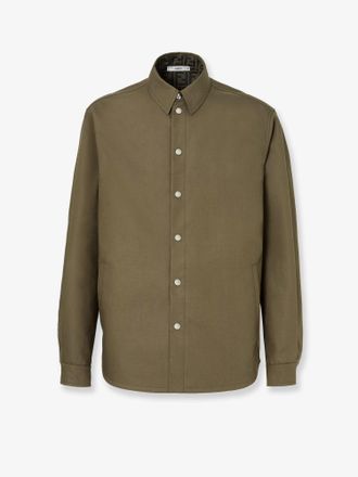 Fendi Zucca Green FF jacquard nylon blouson - FENDI - gender_Man