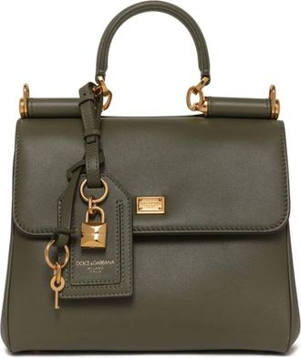 Dolce & Gabbana Femme, Sacs, Vert, Taille: ONE Size My Sicily Handbag