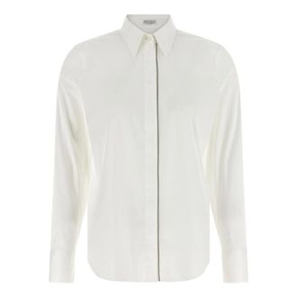 Brunello Cucinelli Damen, Blusen & Hemden, Wei&szlig;, XSGr&ouml;&szlig;e