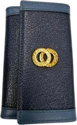 Bulgari Pre-owned &Eacute;tui &agrave; cl&eacute;s - Homme - Pre-owned - Bleu - Taille: ONE Size
