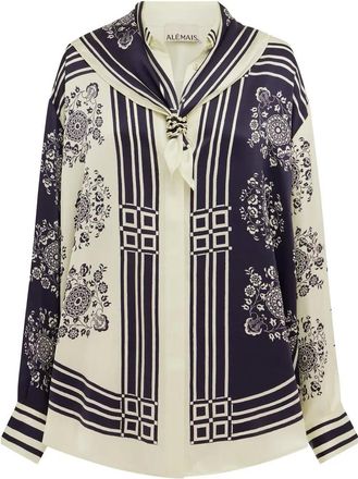 Alemais Chemise Banderra Scarf Soie Al&eacute;mais