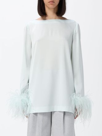 Twinset Blouse en cr&ecirc;pe &agrave; plumes