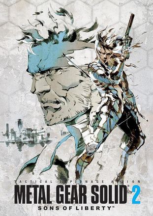 Generico Metall-Poster Gear Solid 2 Sons of Liberty, A4 (210 x 297 mm), Ideal zum Einrahmen oder direkt an der Wand, Premium-Fotopapier Glossy 255 g/m&sup2;