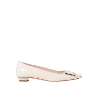 Roger Vivier Gelbe Creme Ballerinas - - Shoes - Damen - Beige - 39 EU