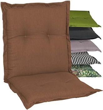 Beo Nizza Gartenstuhlauflage Niedriglehner | Premium-Qualit&auml;t Made in EU | Wasser- und fleckenabweisend | Niedriglehner Auflagen nach &Ouml;ko-Tex Standard | U