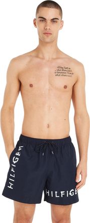Tommy Hilfiger Herren Badeshorts Medium Drawstring Mittellang, Blau (Desert Sky), S