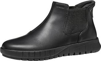 Geox Bottines Chelsea D FLEXTRIDE Plus B pour femme, noir, taille 40 EU, Noir, 40 EU