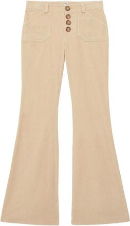 Ines De La Fressange Femme, Pantalons, Beige, Taille: 42 FR Charlotte Pantalons