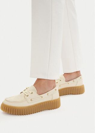 Clarks Halbschuhe Torhill Boat 26186302 &Eacute;cru