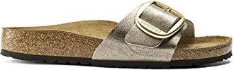 Birkenstock 1016237 Madrid Big Buckle graceful taupe, Birko Flor Femme Taupe EU 38