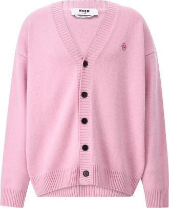 Msgm Oversized Strickjacke