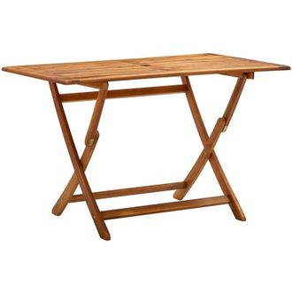 vidaXL Klappbarer Gartentisch 120x70x75 cm Massivholz Akazie Vidaxl