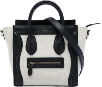 Celine Pre-owned Luggage Tote - Femme - Pre-owned - Blanc - Taille: ONE Size