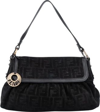 Fendi Crossbody Bags - Fendi FF Suede Monogram Zucca Handbag - Gr. unisize - in Bunt - f&uuml;r Damen