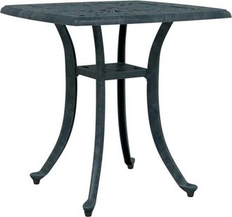 vidaXL Table de jardin vert 53x53x53 cm aluminium coul&eacute; vidaXL